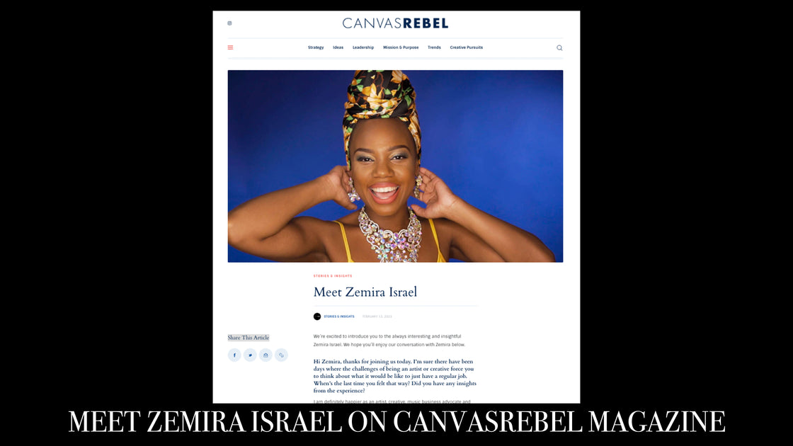 CanvasRebel Magazine – Zemira Israel - Bezzemi Records LLC